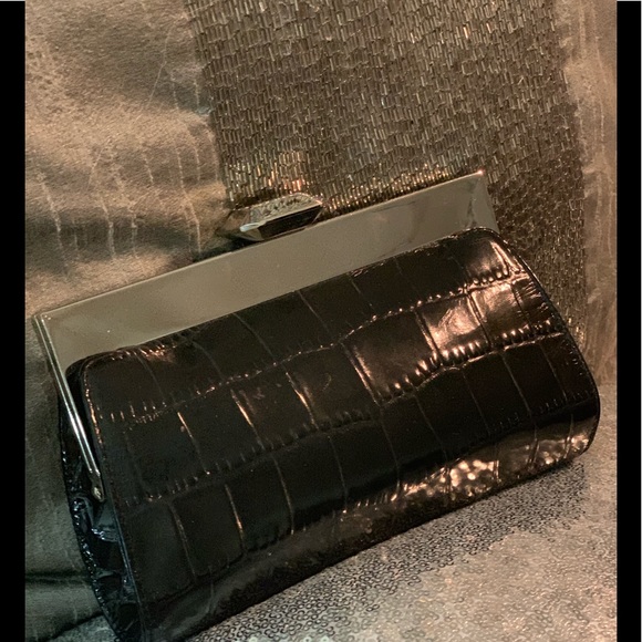 Ann Taylor | Bags | Ann Taylor Genuine Leather Croc Clutch | Poshmark